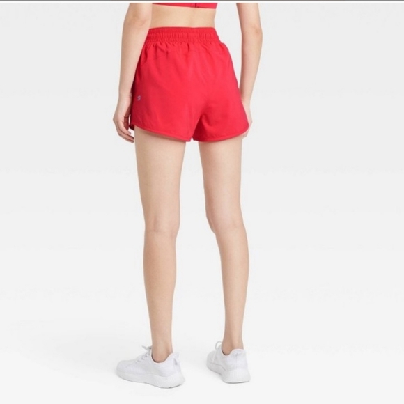 all in motion | Shorts | All In Motion Womens Midrise Run Shorts 3 Red ...
